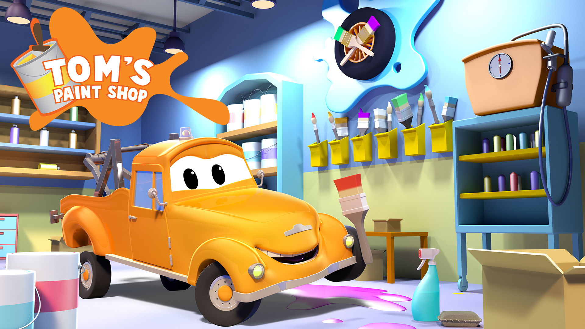 Tom's Paint Shop | Kartoon Channel
