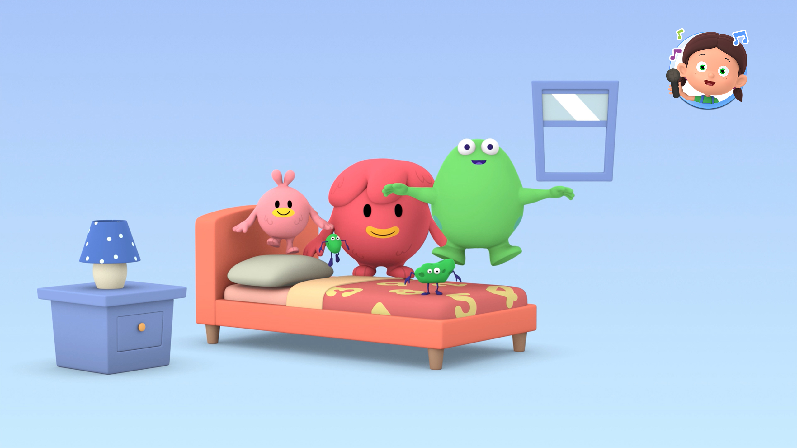 Five Little Aliens Jumping On The Bed | ToonGoggles
